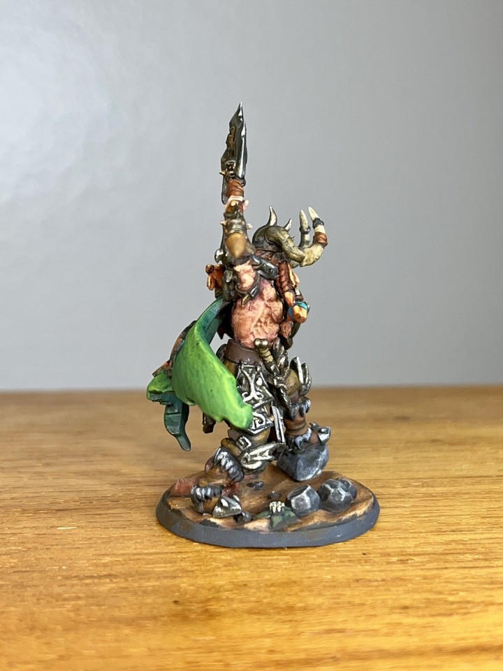 Painted Barbarian Fighter Miniature, Pro Painted D&D DND Miniature ...
