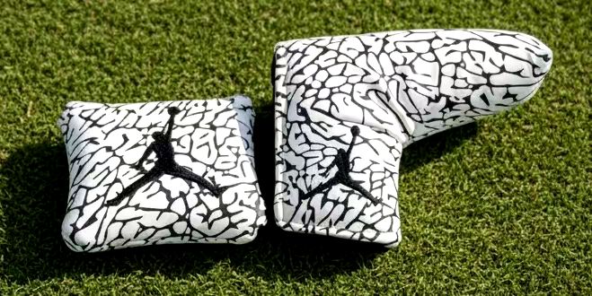 Air Jordan Head Cover Leather White elephant Driver, 3Wood, Hybrid ...