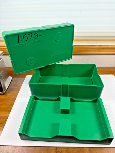 U.S. Mint American Eagle Silver Bullion Green Monster Box Empty With ...