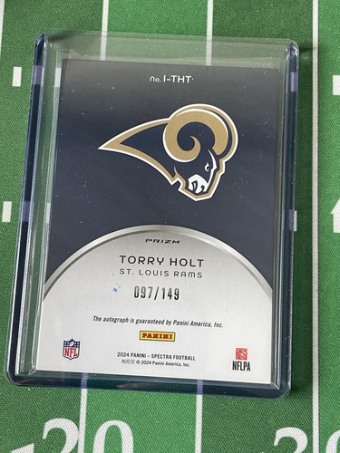 2024 Panini Spectra Torry Holt Icons Auto /149 St Louis Rams | eBay