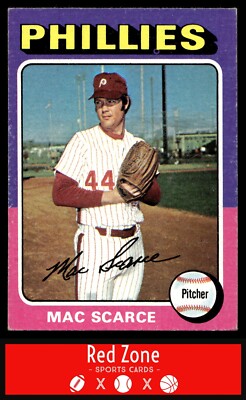 1975 Topps Mini - #527 Mac Scarce EX | eBay