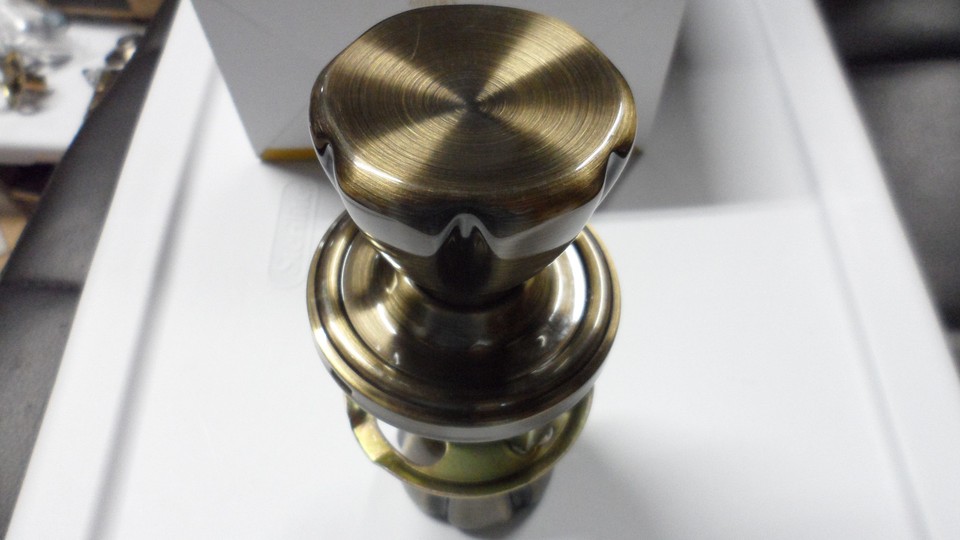 Weslock 600 Eleganti antique brass passage locks -lot of 2 new in box ...