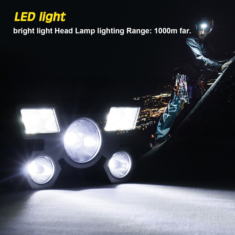 Outdoor Camping LED Tent Light Lantern Hiking Ultra Bright Lamp USB ...