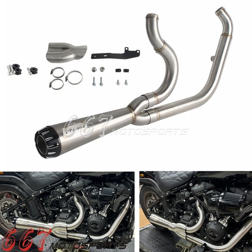 Exhaust System Kit For Harley Softail FXST Street Bob Fat Bob FXFB ...