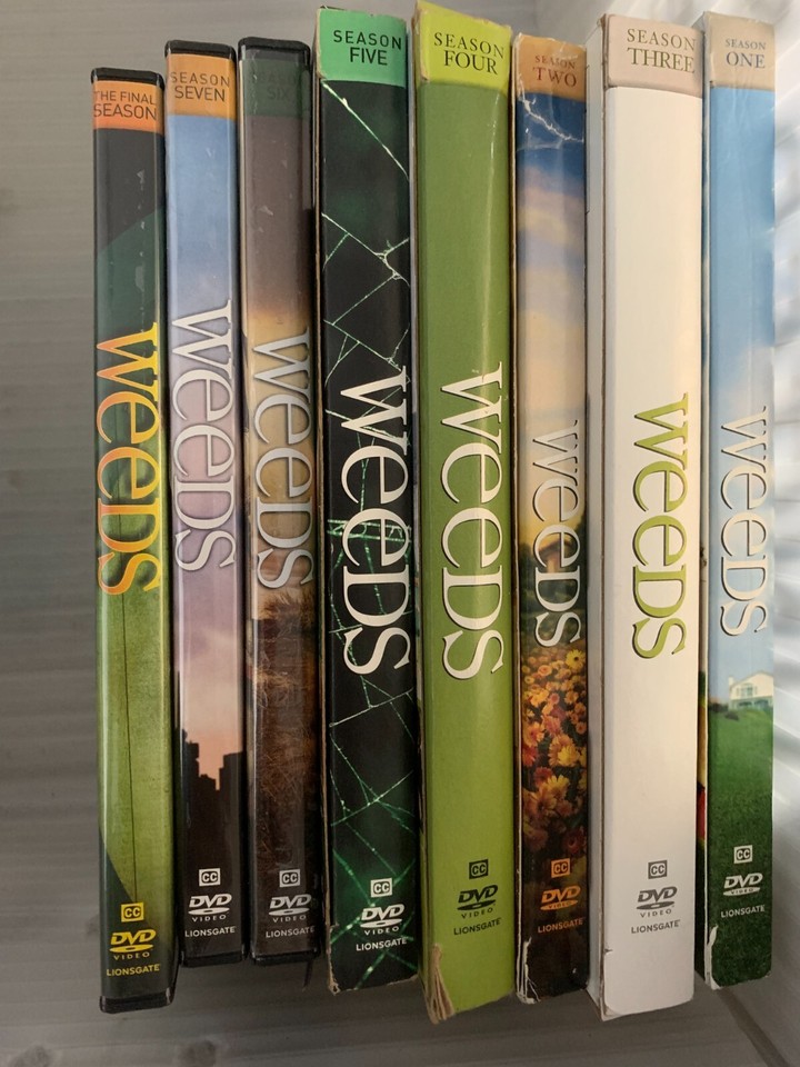 Weeds complete series 1-8 set seasons 1 2 3 4 5 6 7 8 DVD lot authentic ...