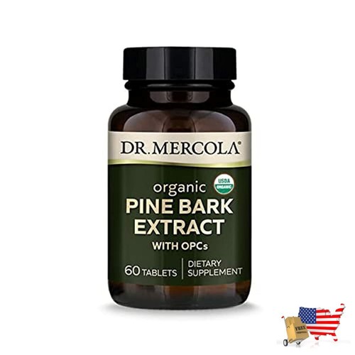 Dr. Mercola Organic Pine Bark Extract with OPCs Dietary Supplement, 30 ...
