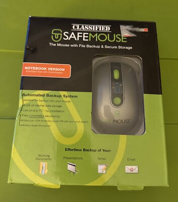 SAFE MOUSE WITH AUTOMATED BACKUP SYSTEM FOR NOTEBOOK COMPUTER | eBay