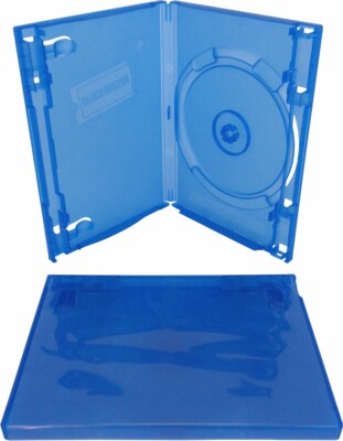 (5) DVBR14STBL-BB - Blue Empty Standard Single DVD Holder 14mm ...