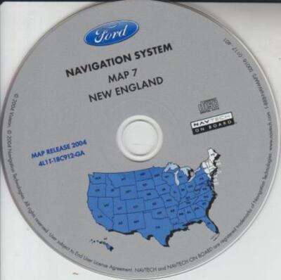 Ford Navigation System Map 7: New England 4L1T-18C912-GA Map Release ...
