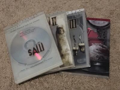 SAW Widescreen DVD Series Saw I II III IV 1-4 in cases Horror Movie | eBay