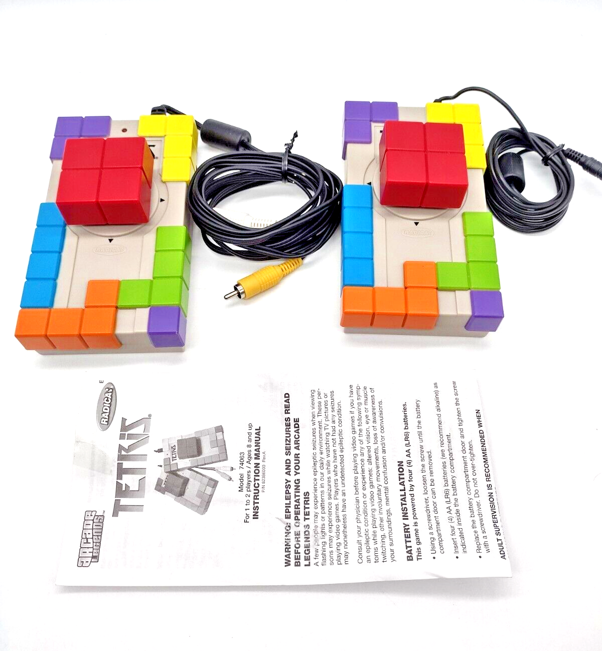 Vintage TETRIS Plug & Play Radica Handheld TV Video Game 2003 Arcade ...