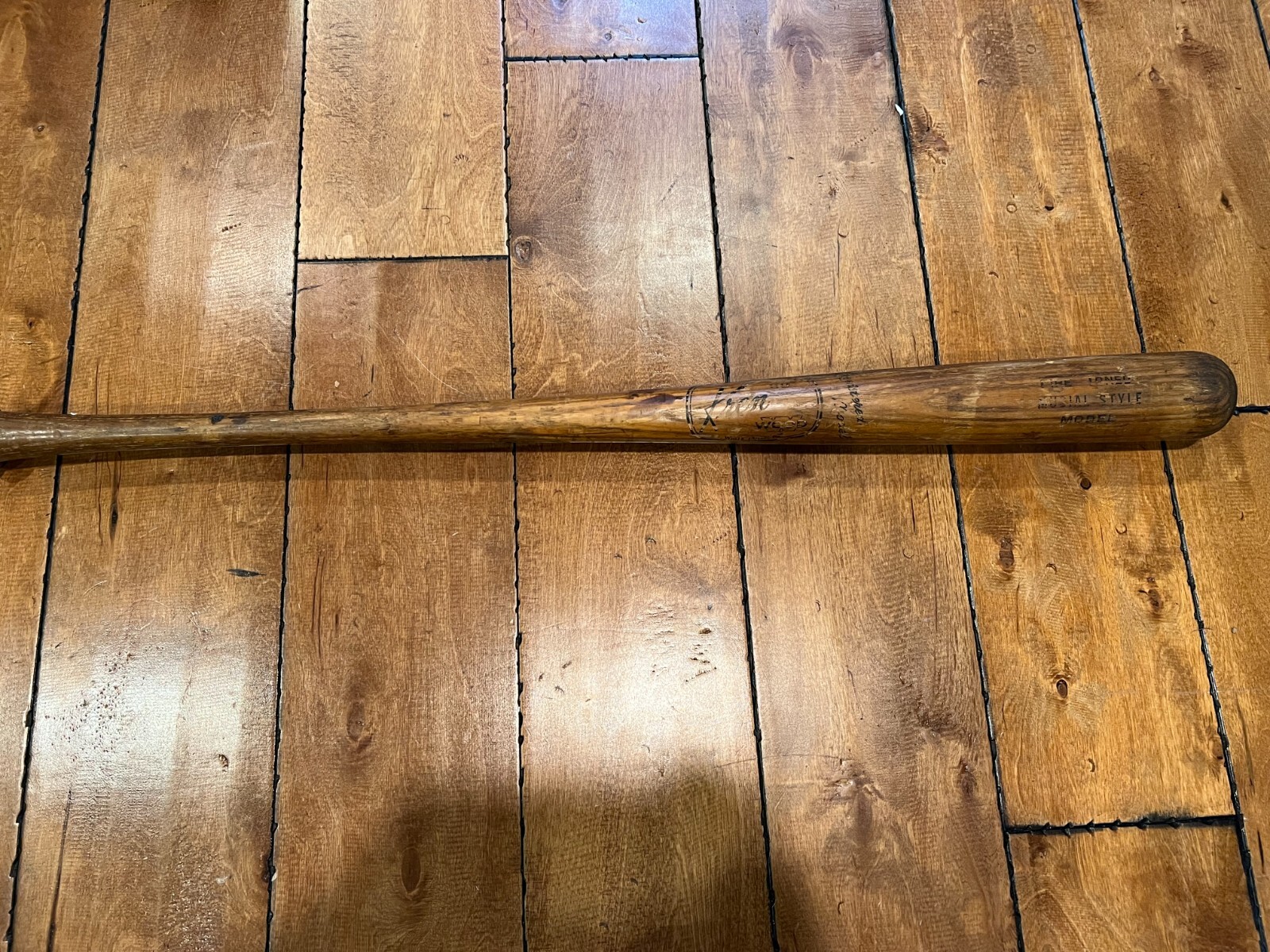 VINTAGE STAN MUSIAL STYLE CARDINALS KREN WOOD BASEBALL BAT 35" RARE | eBay