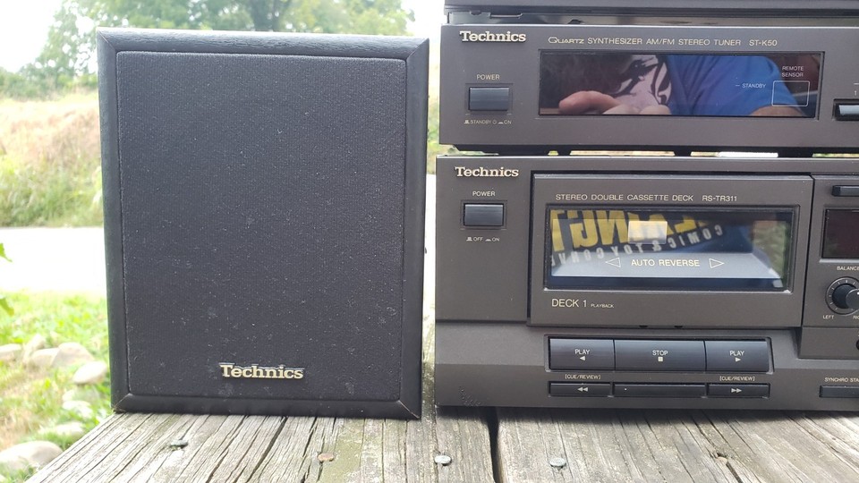 Vintage Technics Stack: RS-TR311 Dual Cassette Deck + ST-K50 Tuner + SH ...