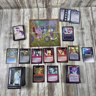 MLP CCG Card Lot w/Promo, UR, Foils, R, My Little Pony 2014 The Crystal ...