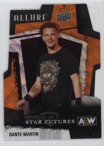 2022 Upper Deck Allure AEW - Star Futures Dante Martin #132 Orange ...