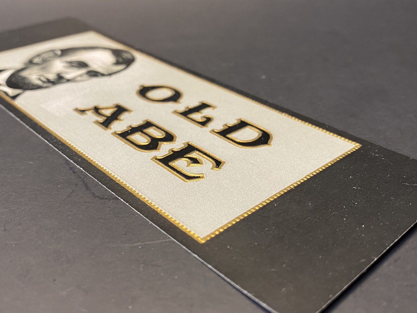 Vintage Old Abe Abraham Lincoln Tobacco Cigar Box Advertising Label | eBay