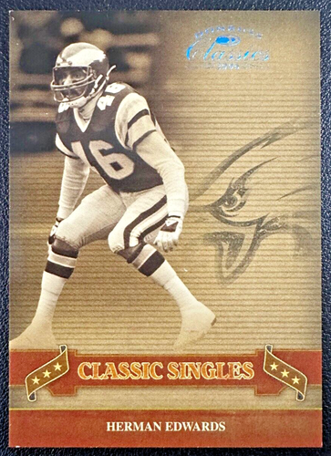 HERMAN EDWARDS 2006 Donruss Classics Classic Singles Platinum Parallel ...