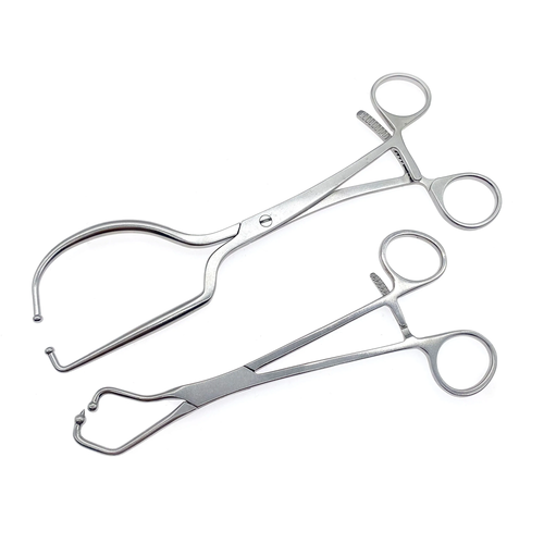 Plate Locking Forceps Half Ring Forceps with Ball Orthopedic Instrument ...