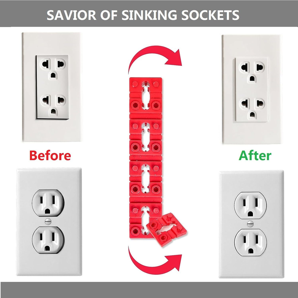 Switch and Receptacle Spacer Outlet Spacers for Electrical Box, 100Pcs ...