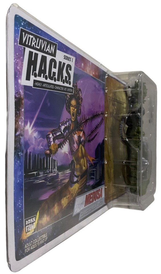 Vitruvian HACKS Series 1 Medusa: Cursed Gorgon Sister Action Figure NEW H.A.C.K. | eBay