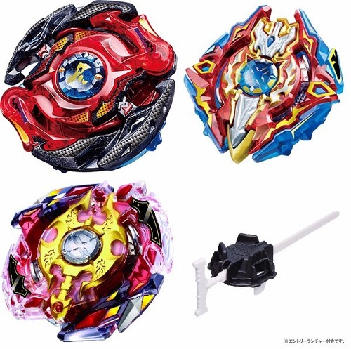 Beyblade Burst B-92 SIEG EXCALIBUR & B-00 BAGNARUK & B-86 Legend ...