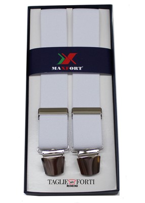 Maxfort. Bretella pantalone elastico con clip taglie forti uomo taglie ...