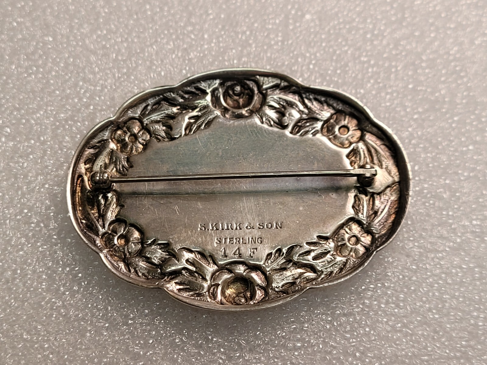 Vintage Signed S Kirk & Son .925 Sterling Silver Mono… - Gem