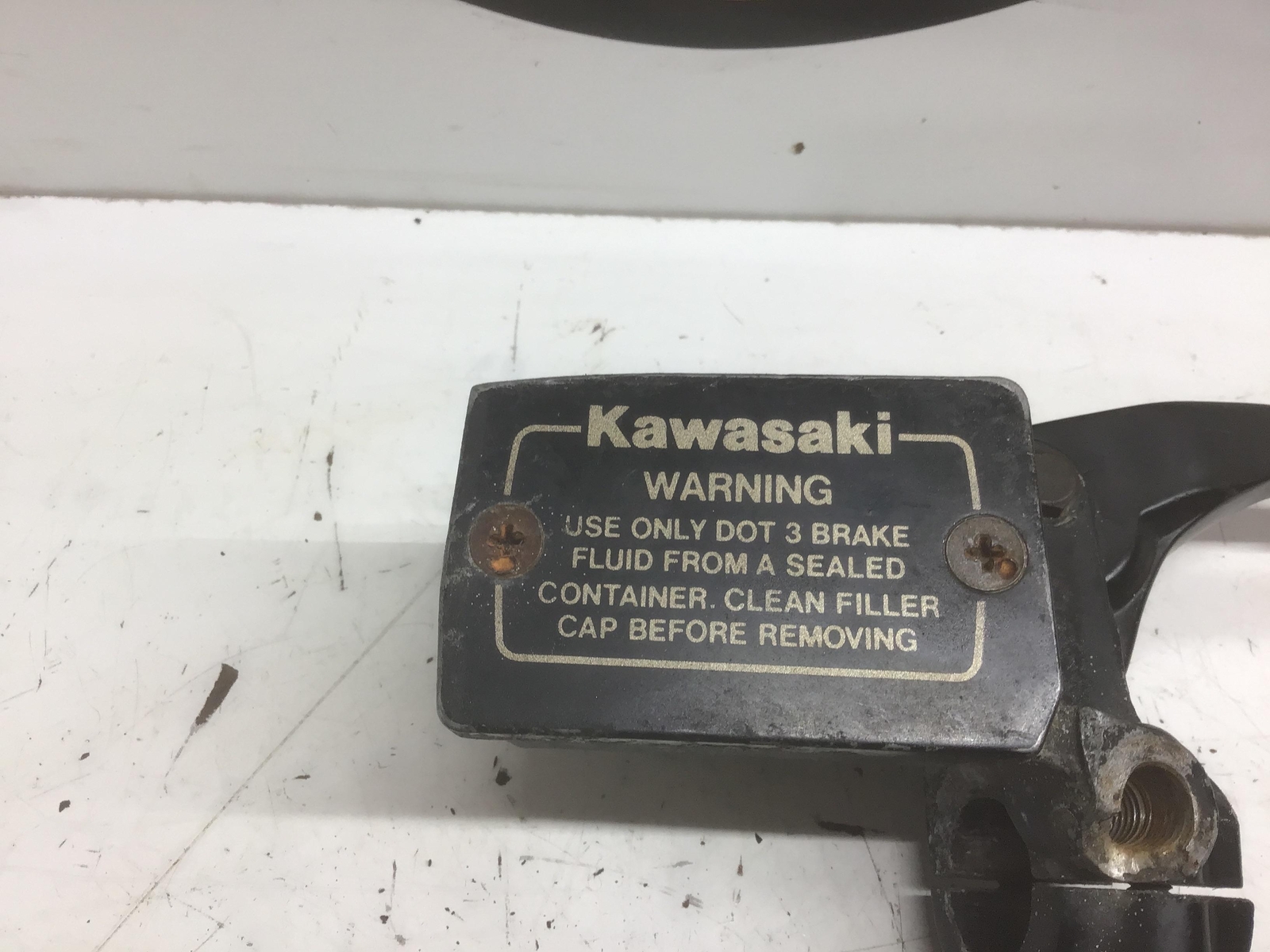 Kawasaki KZ750N Spectre OEM FRONT BRAKE MASTER CYLINDER | eBay