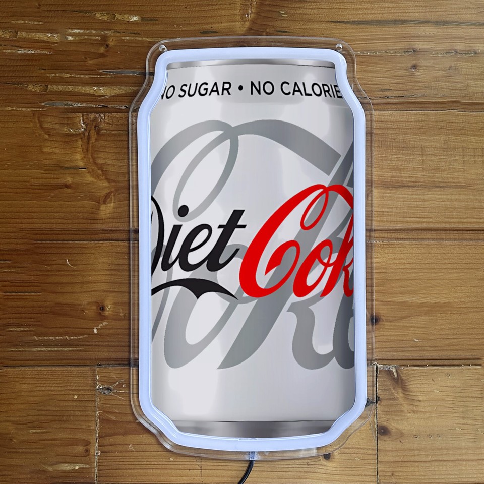 Diet Coke No Sugar Neon Light Beer Bar Bedroom Corridor Art Wall Decor ...