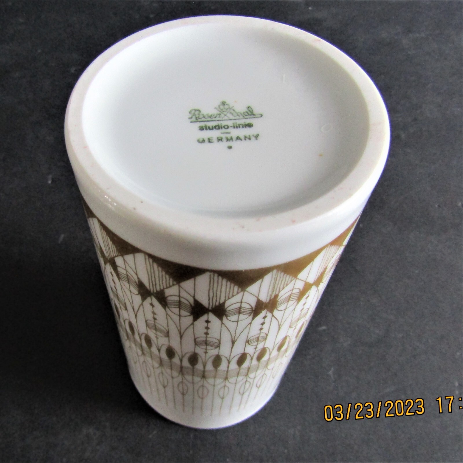 ROSENTHAL-STUDIO LINE(LINIE)-GERMANY-HANS THEO BAUMANN-GEOMETRIC DESIGN ...