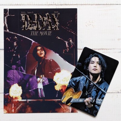 BTS Suga: Agust D Tour D-Day The Movie Collectible Official Photocard ...