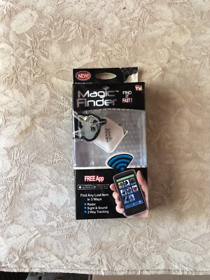 magic Finder Bluetooth Key Finder w/Phone App As Seen on TV NIB Radar ...