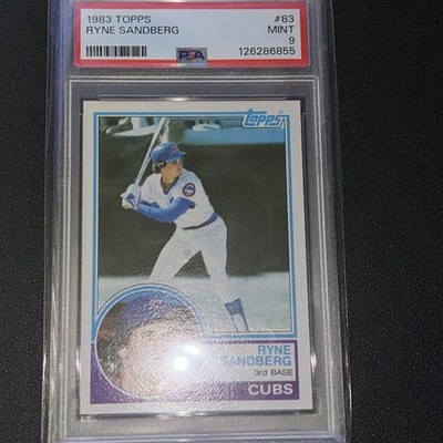 1983 TOPPS #83 RYNE SANDBERG RC CUBS HOF MINT PSA 9 | eBay