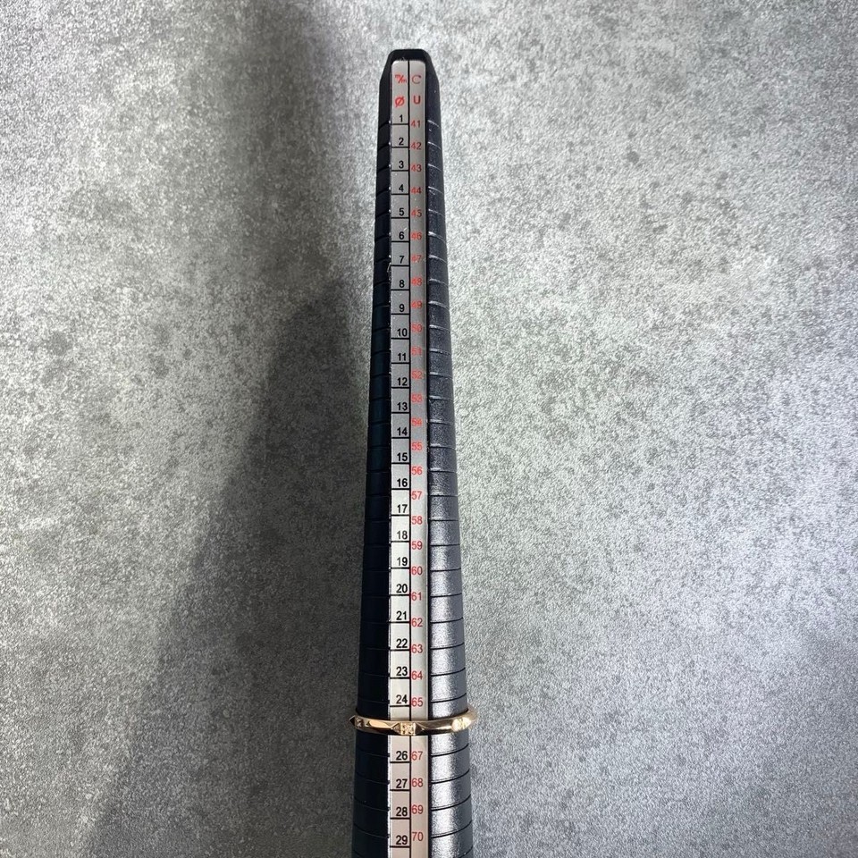 Tiffany True Band Ring 750K Rose Gold Dia 6P 25mm Used with Box From ...