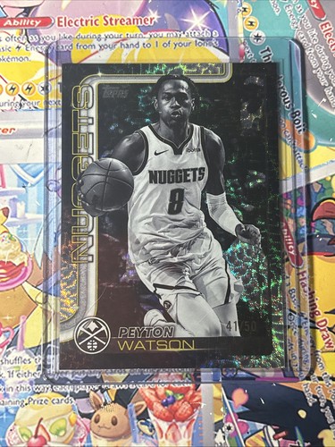 2025/2026 NBA Topps Flagship Target Blackout /flashdrop Peyton Watson 41/50 | eBay