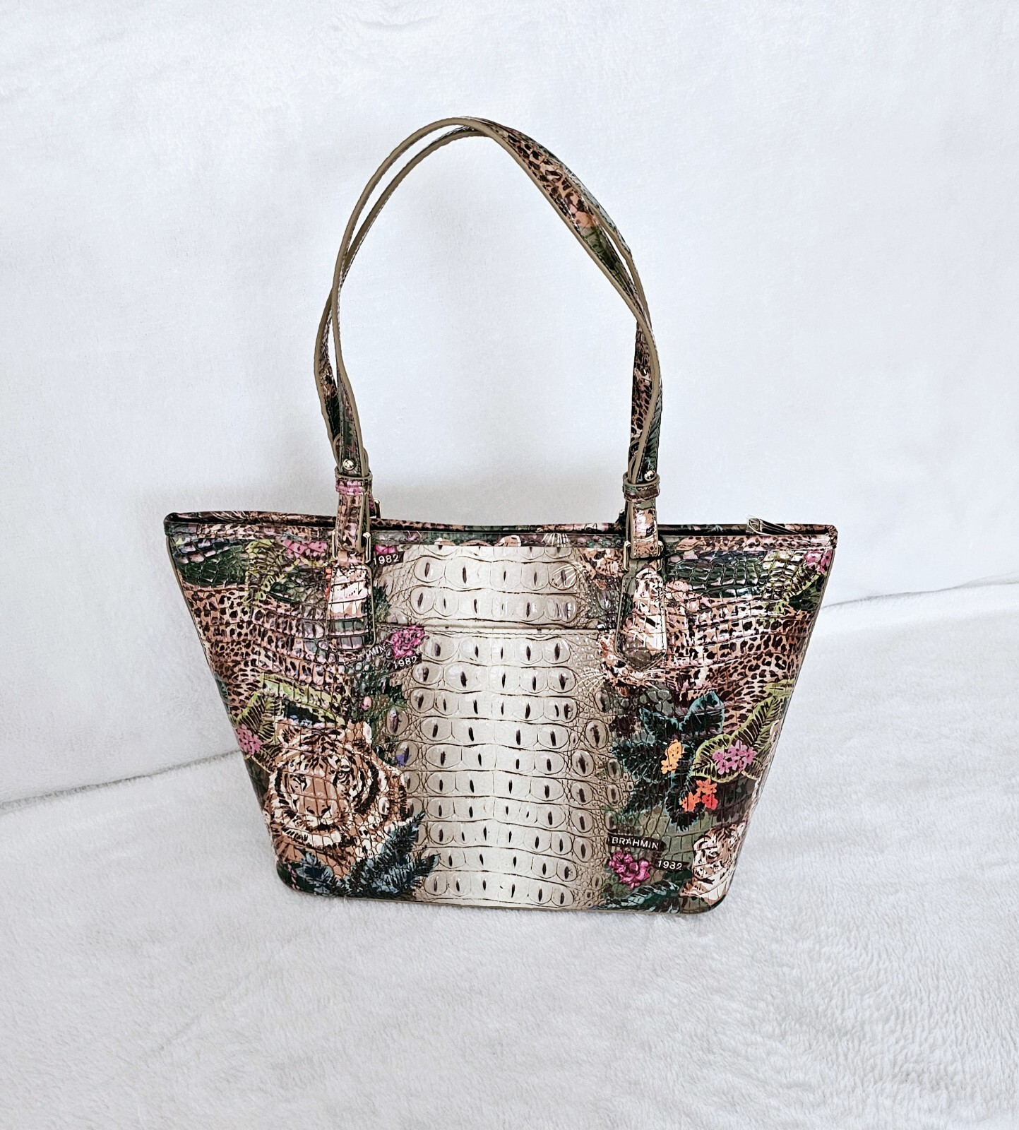 NEW BRAHMIN ACADIA MEDIUM ASHER W/ADELLE WALLET | eBay