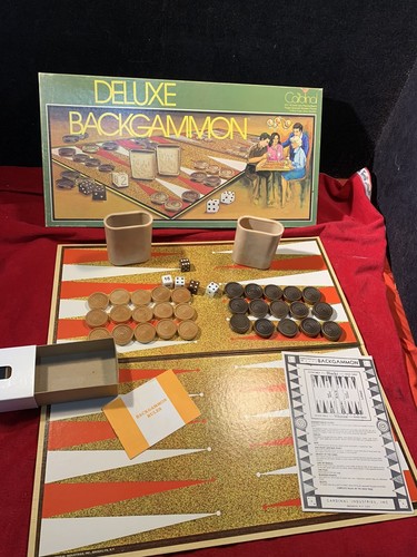 Vintage Cardinal Backgammon Game Set Rare | eBay