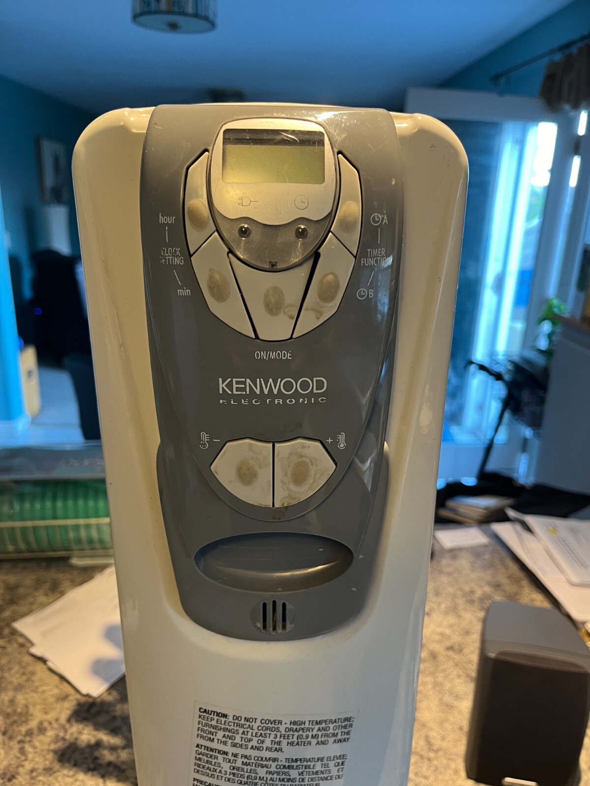 Kenwood EW6708K 1500 Watt Portable Oil-Filled Electric Heater Radiator ...