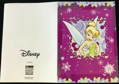 Tinkerbell Disney Christmas Greeting Card | eBay