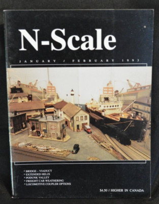 N-Scale Magazine January February 1993 Podunk Valley Freight Car ...