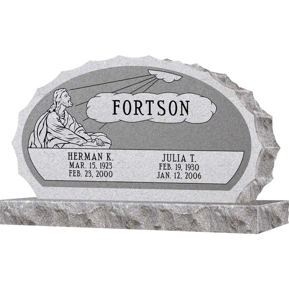 Cemetery headstone- companion - includes engraving- multi design ...