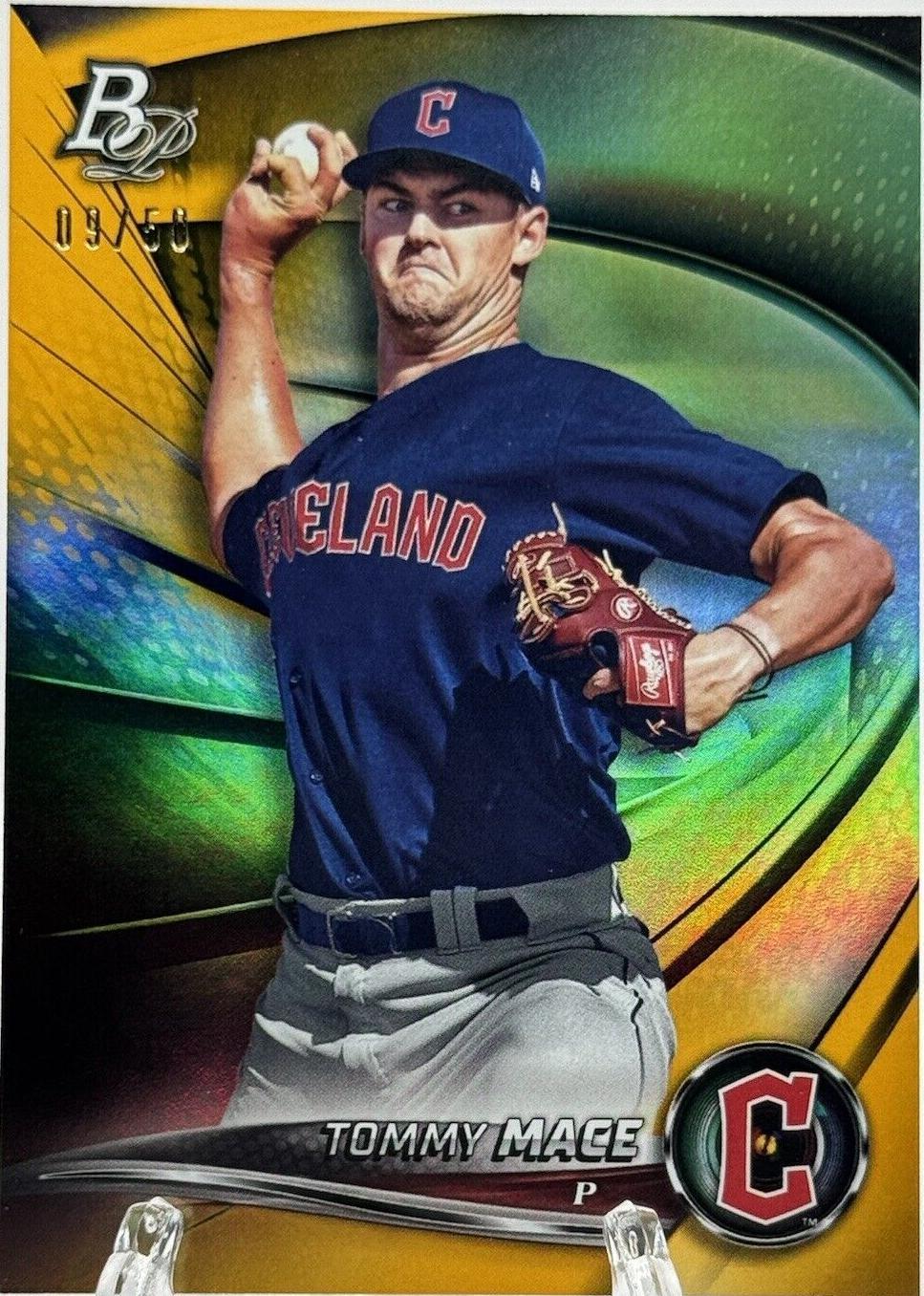 2022 Bowman Platinum - Top Prospects Tommy Mace #TOP-4 Gold /50 (RC ...