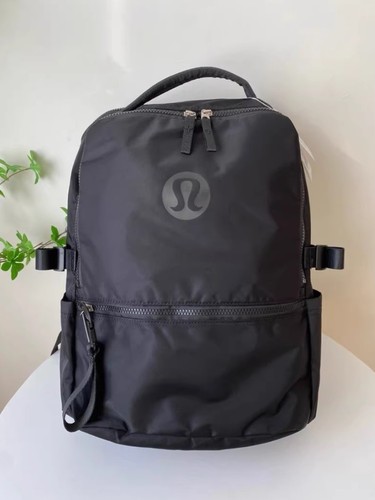 Lululemon New Crew Backpack 22L Logo Black Bag, color Black | eBay