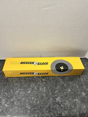 Vintage Weaver Scope Rifle Scope Model V22 3 - 6 Power Tip-Off Mount ...