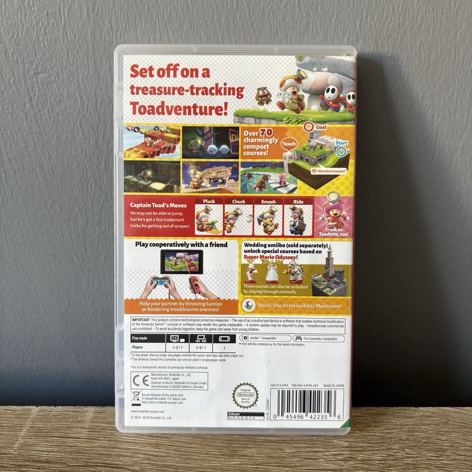Captain Toad Treasure Tracker (Nintendo Switch, 2018) - VGC 45496422356 ...