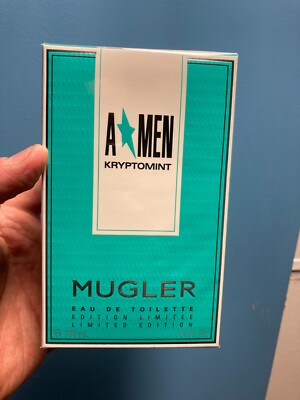 Thierry Mugler A*Men Kryptomint 3.4 oz 100ML Men's Eau de Toilette RARE ...