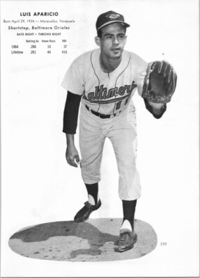 Luis Aparicio John Powell Baltimore Orioles 1965 Baseball Photo Page ...