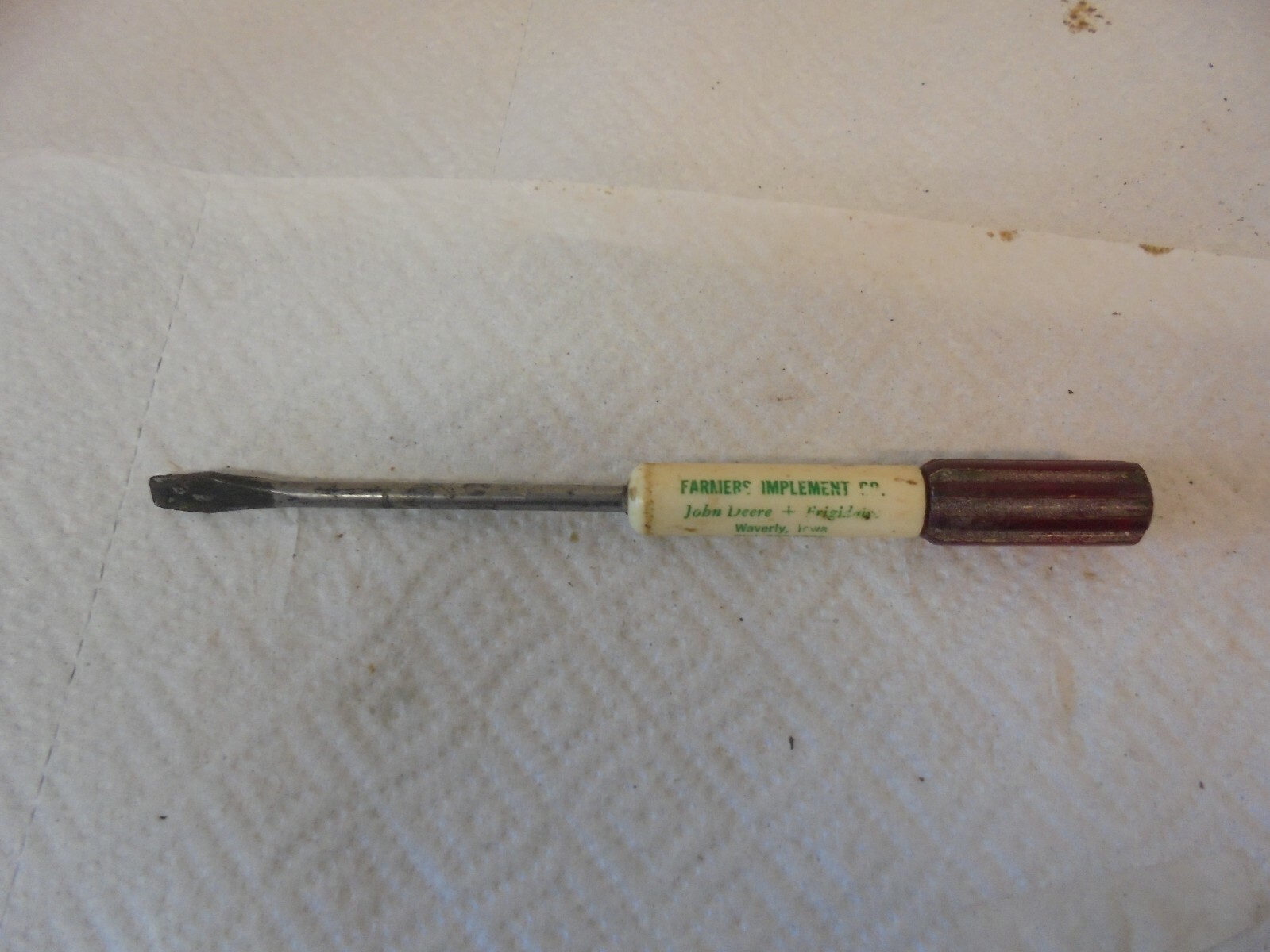 vintage screwdriver farmers implement john deere & fridgidare waverly ...