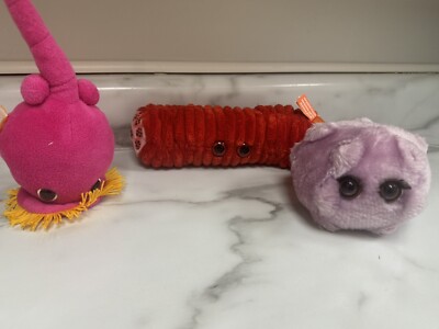 Lot Of 3 Giant Microbe Plush Plankton Muscle Cell Mono | eBay