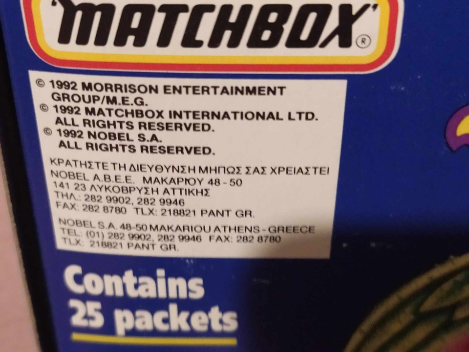 MONSTER IN MY POCKET NEON SERIES 1 FULL BOX MATCHBOX 1992 GREEK NEW | eBay